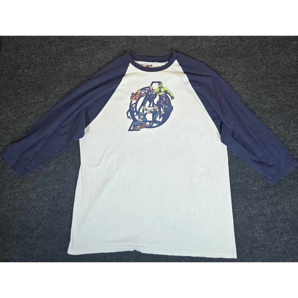 Anvil | Shirts | Marvel Avengers Mens Long Sleeve Raglan T Shirt Ilm ...